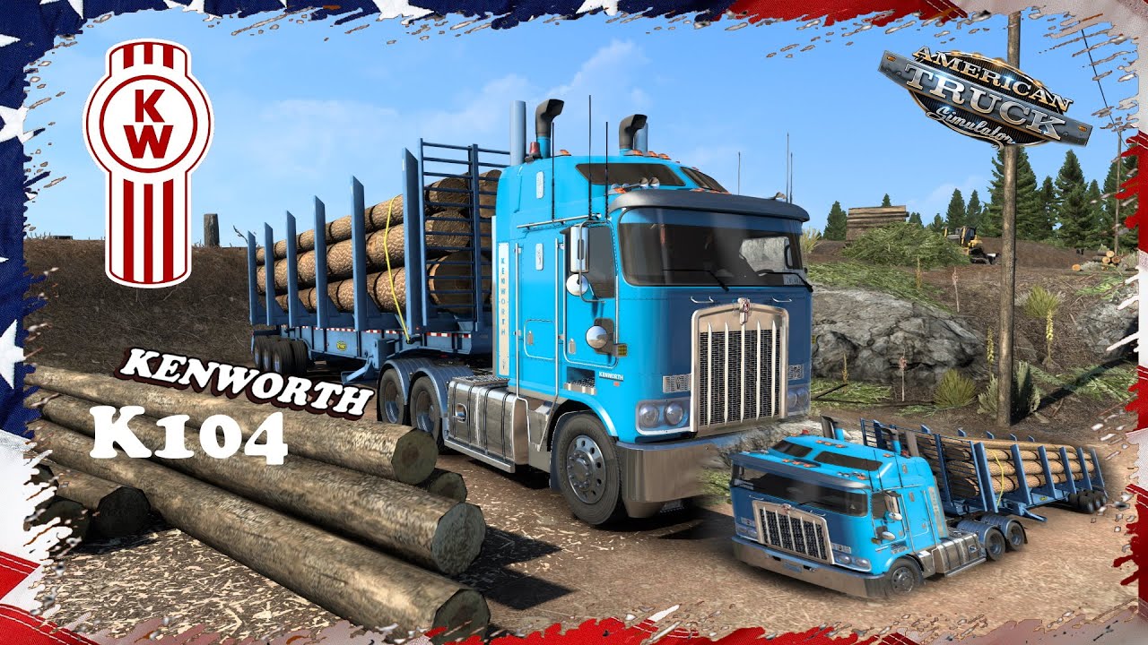mod/мод: Kenworth K104.#ats#americantrucksimulator - YouTube