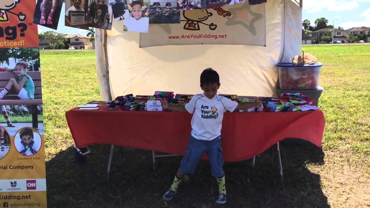 Are You Kidding Dancing salesman and kid CEO - YouTube