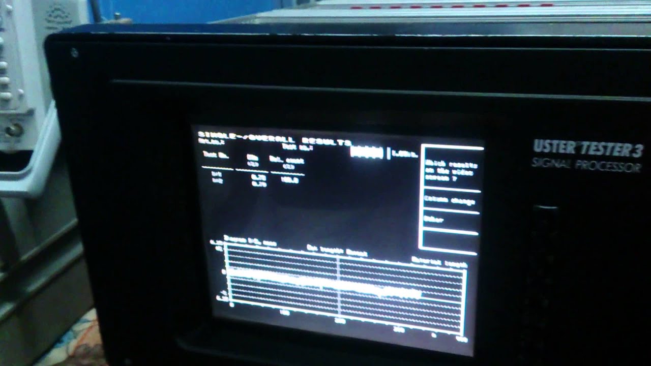 uster tester 3 monitor modification - YouTube