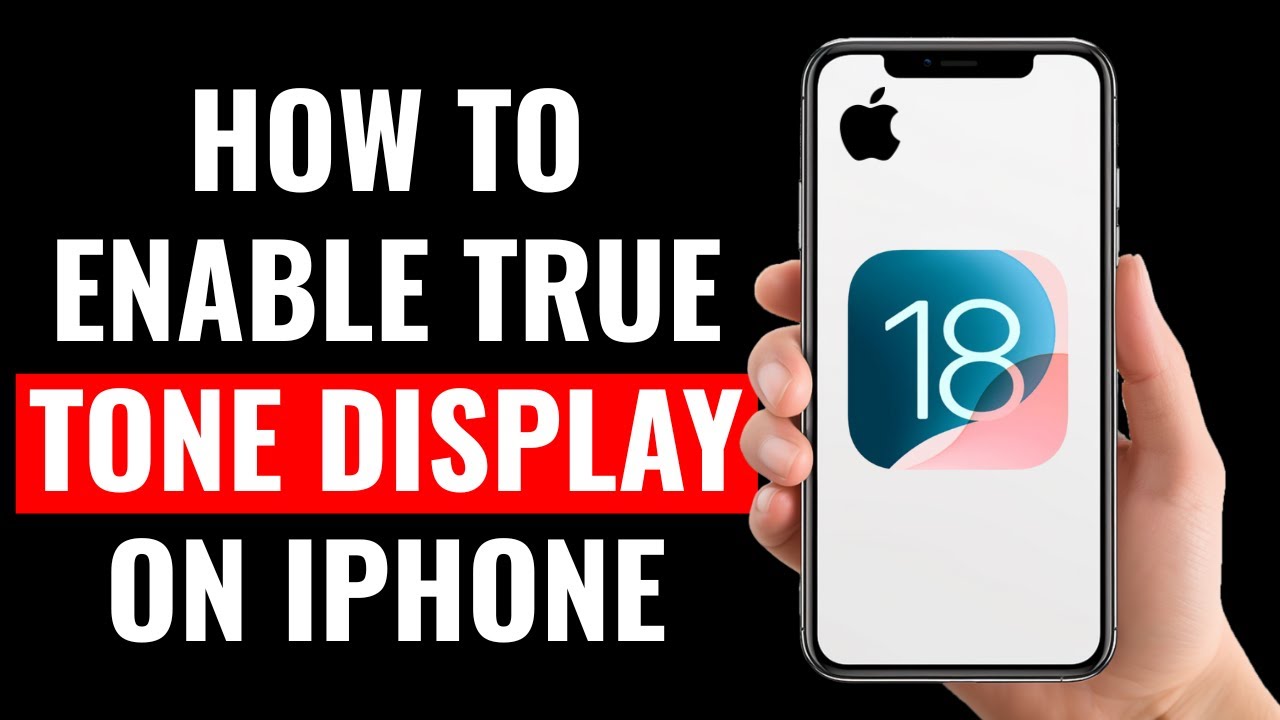 How to Enable True Tone Display on iPhone (IOS 18) - YouTube
