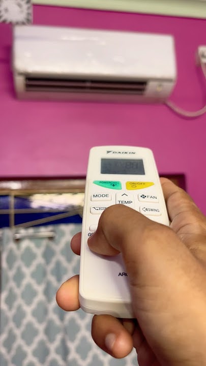 Timer set on Daikin Ac #amazing #airconditioner #daikin #summer #asmr - YouTube