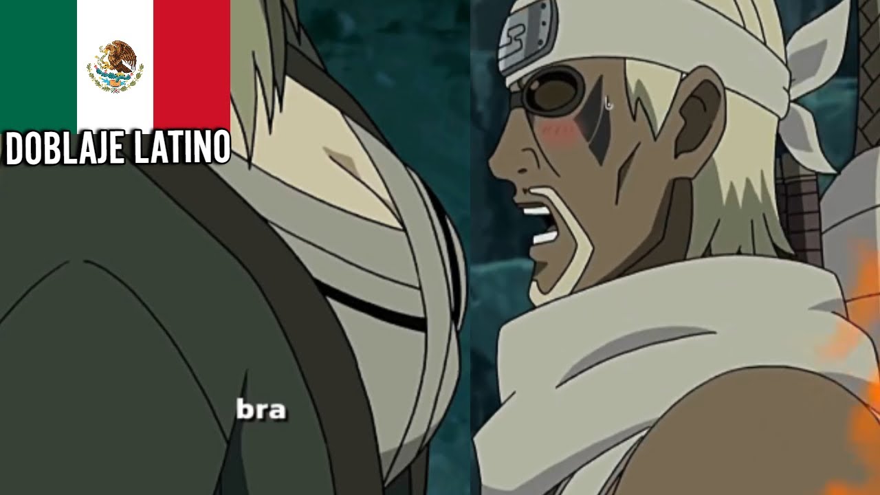 Killer Bee se Enamora de Tsunade, de sus Pechos: Doblaje Latino - YouTube