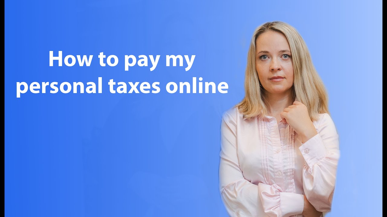 How to pay your personal taxes with your online banking - YouTube