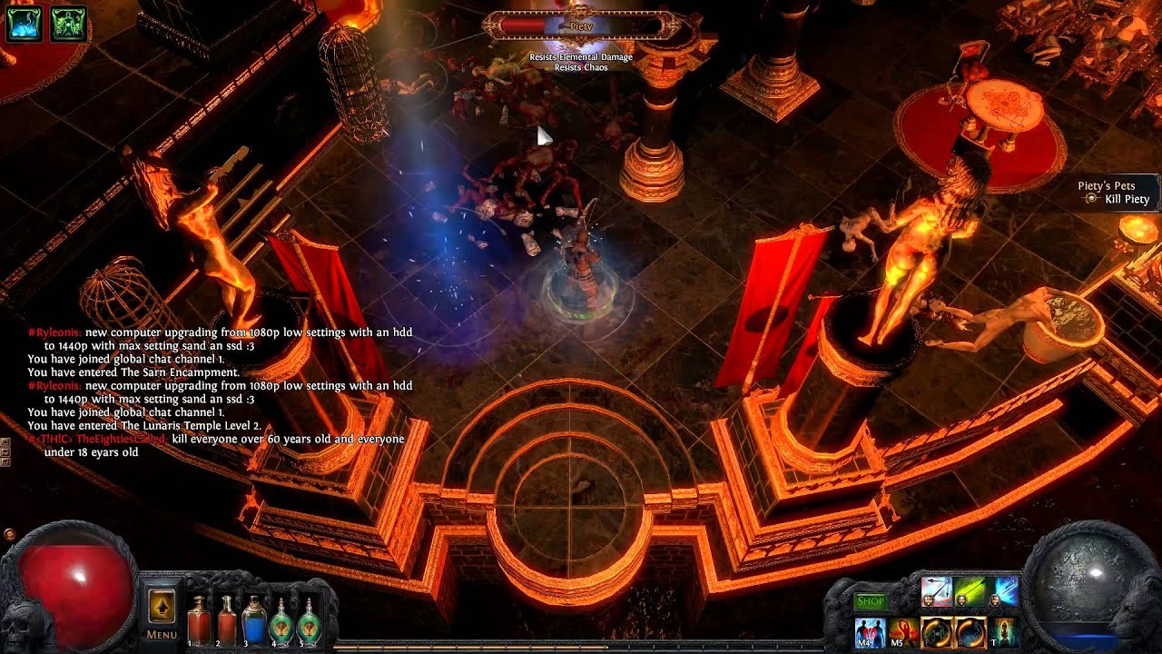 Path Of Exile Gameplay - Piety's Pets - YouTube