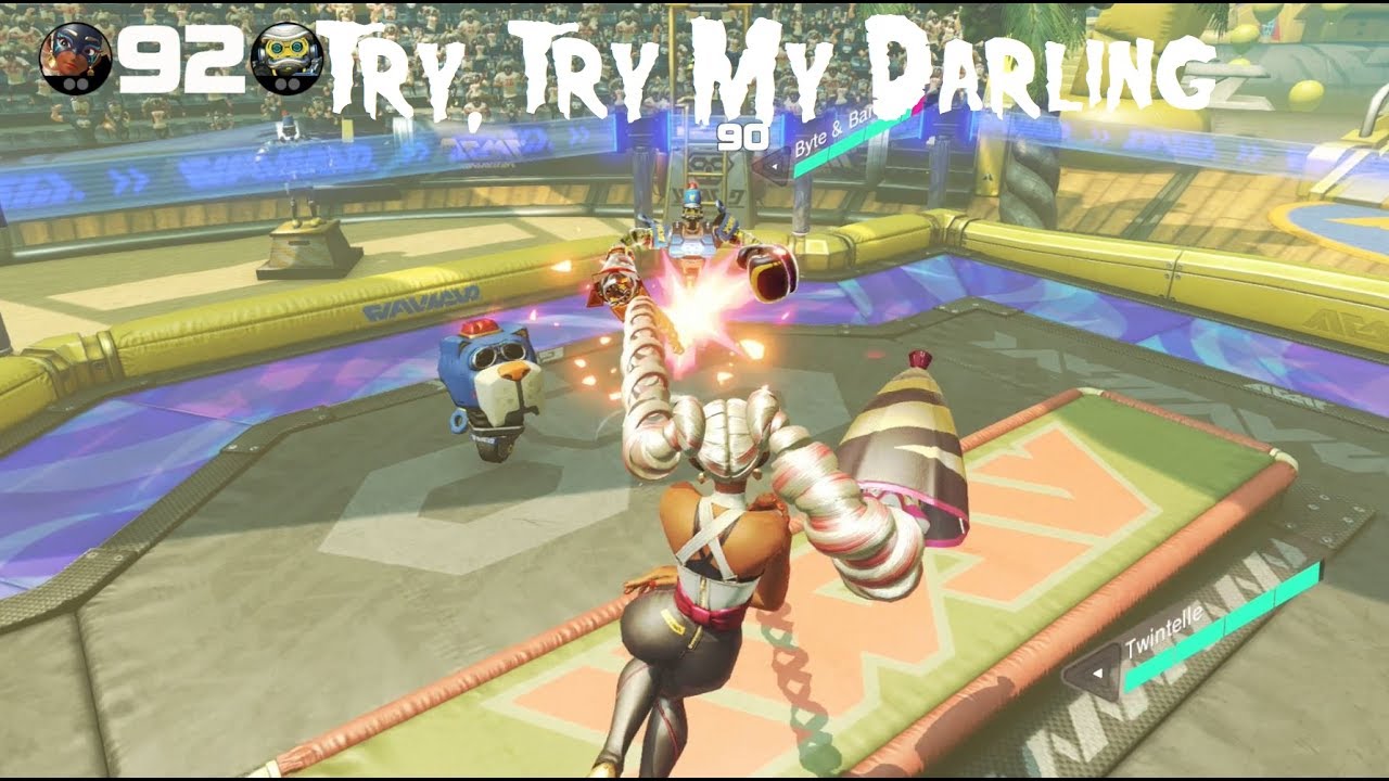 ARMS (Nintendo Switch) Twintelle Grand Prix mode playthrough - YouTube