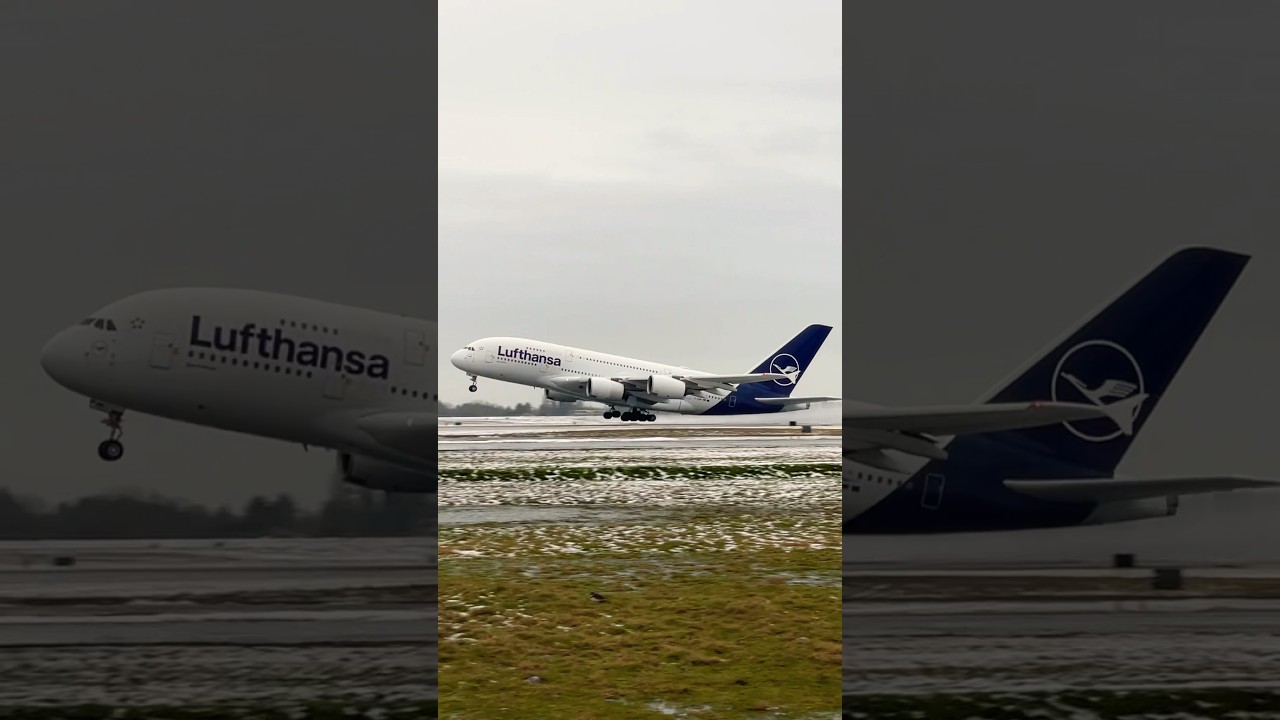 Lufty A380 Diverted at YVR | LH452 MUC-LAX | Pushback, taxi and take ...