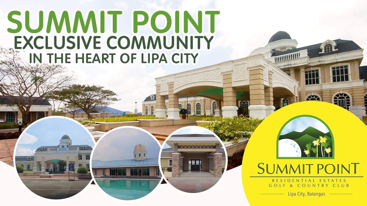 Summit Point Exlusive Community in the Heart of Lipa City - YouTube