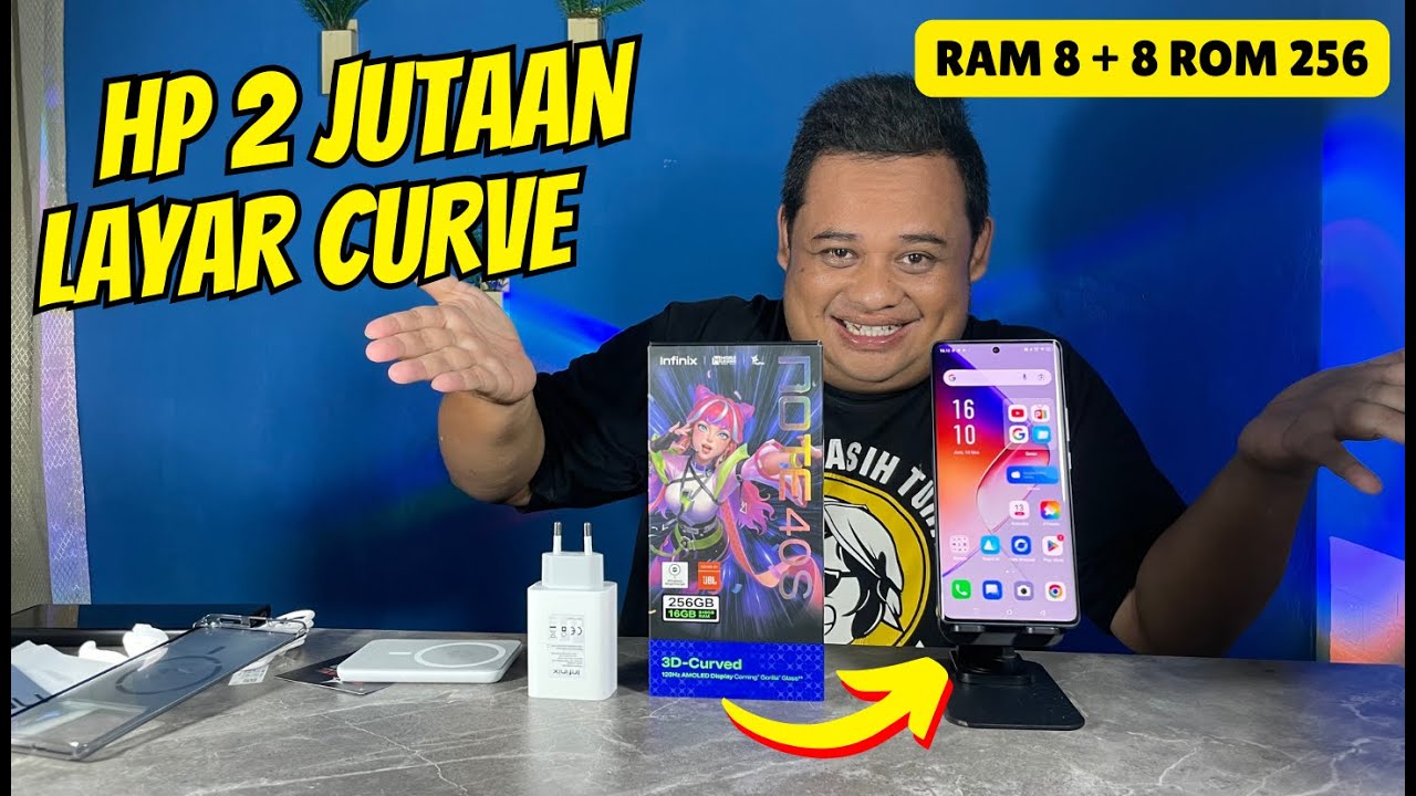 HP 2jt an Layar AMOLED CURVE 120hz! Infinix Note 40S: Review Lengkap HP ...