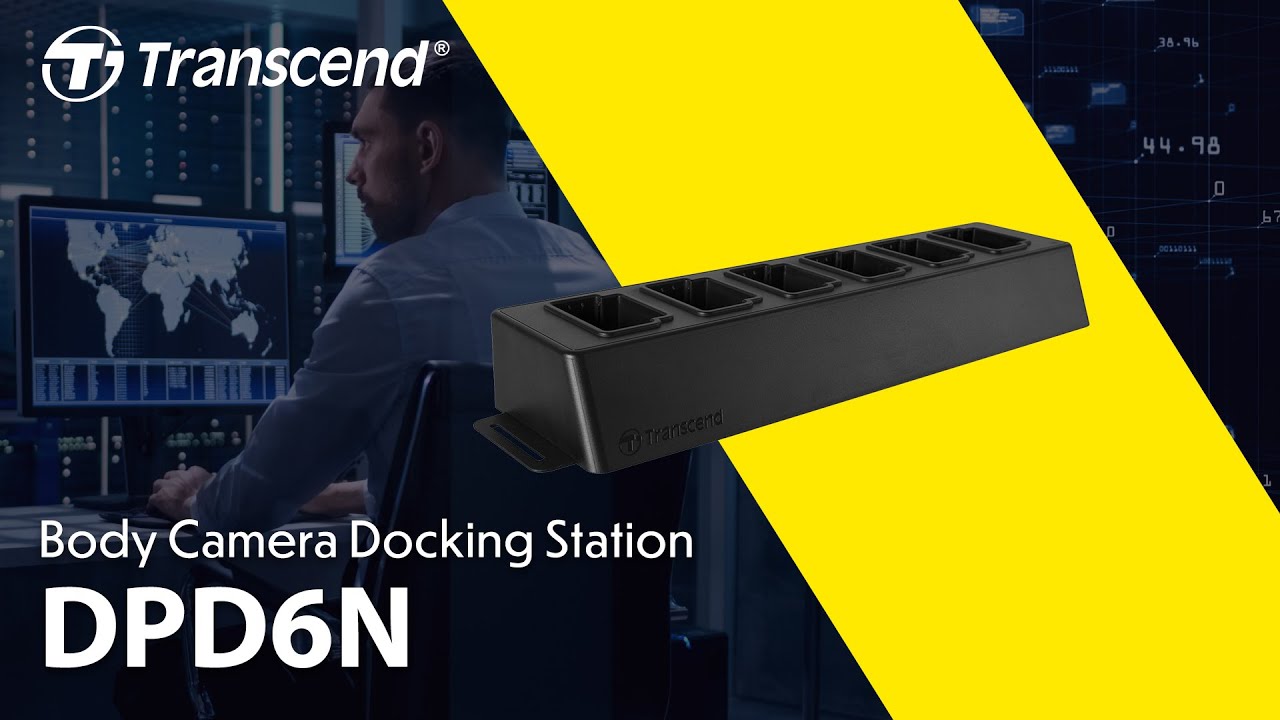 Transcend docking station for DrivePro Body 30, 60 and 70 - YouTube