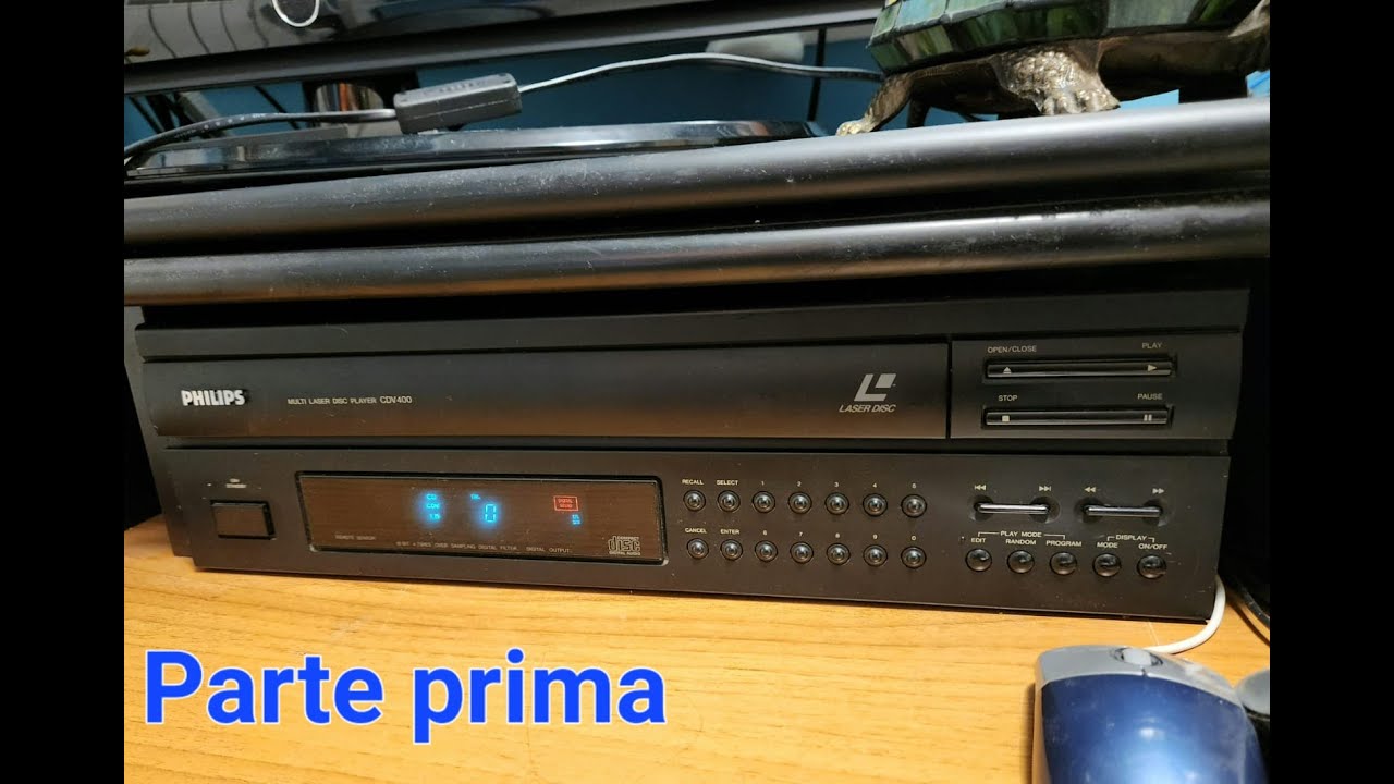 Tentativo di riparazione Laserdisc LD Philips CDV-400 Parte prima - YouTube