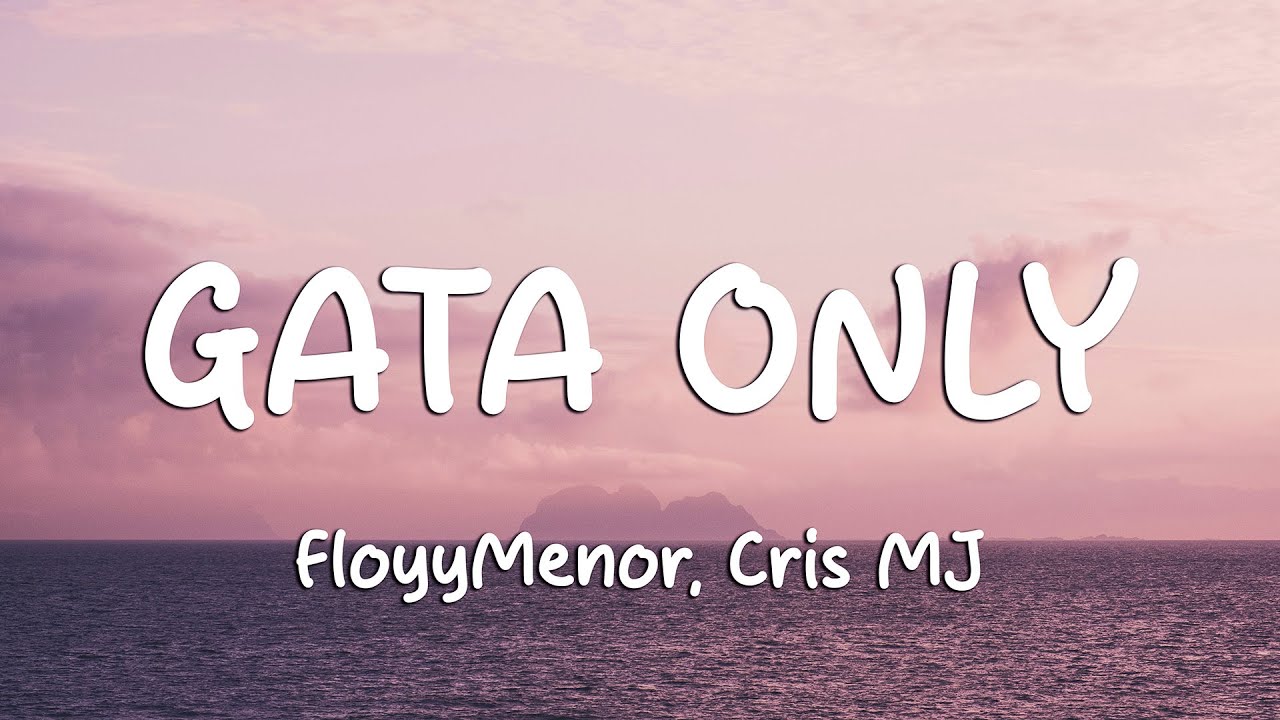 FloyyMenor - GATA ONLY ft. Cris MJ (Letra/Lyrics) - YouTube
