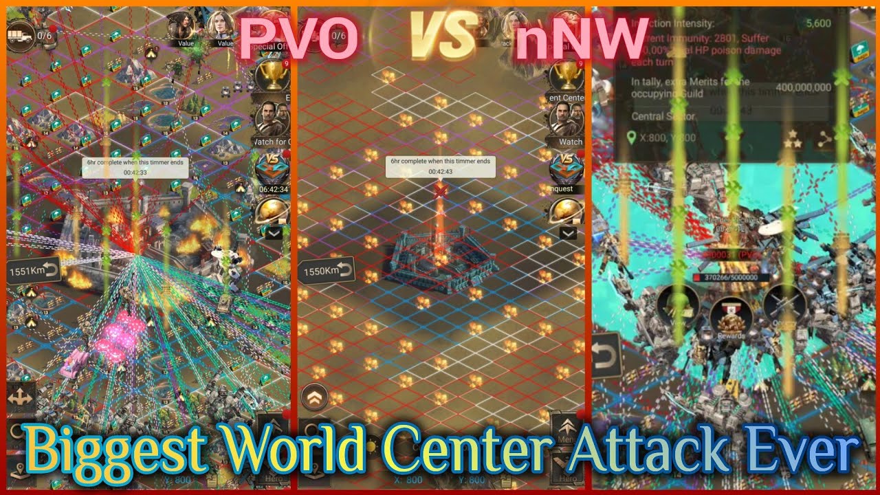🔥 Biggest World Center Fight Ever 🔥 PVO V/S nNW ⭐ Fight For Rank 1 ...