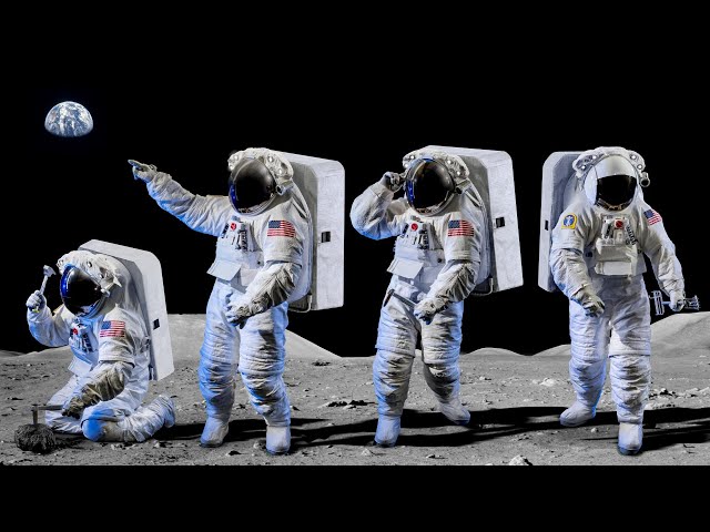 Moon Space Suits
