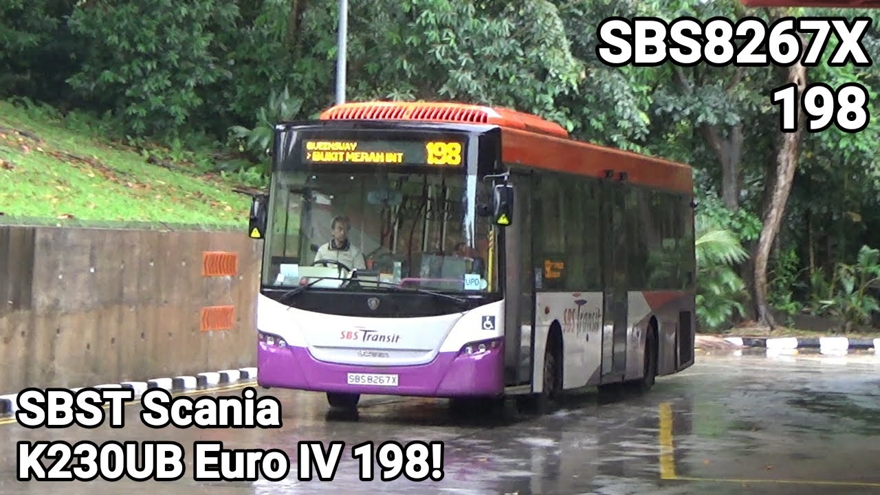 [SBS8267X | K230UB Euro IV] SBS Transit Trunk 198 Ride - YouTube