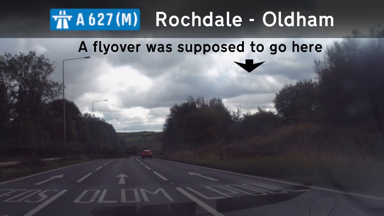 🏴󠁧󠁢󠁥󠁮󠁧󠁿 A627(M) Rochdale - Oldham - YouTube