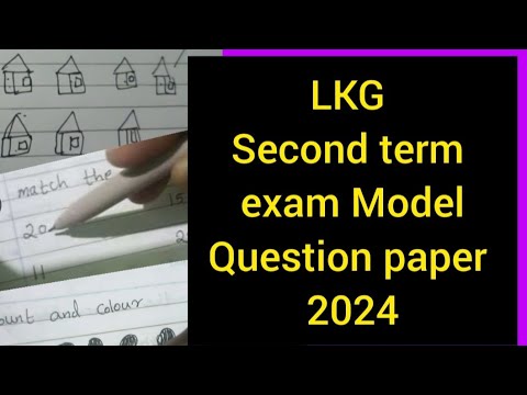 lkg maths model questions paper - YouTube