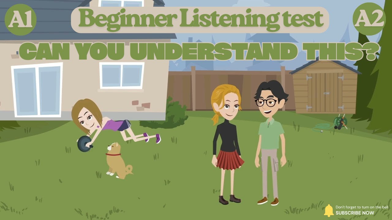 A1 & A2 English Listening challenge #15 - YouTube