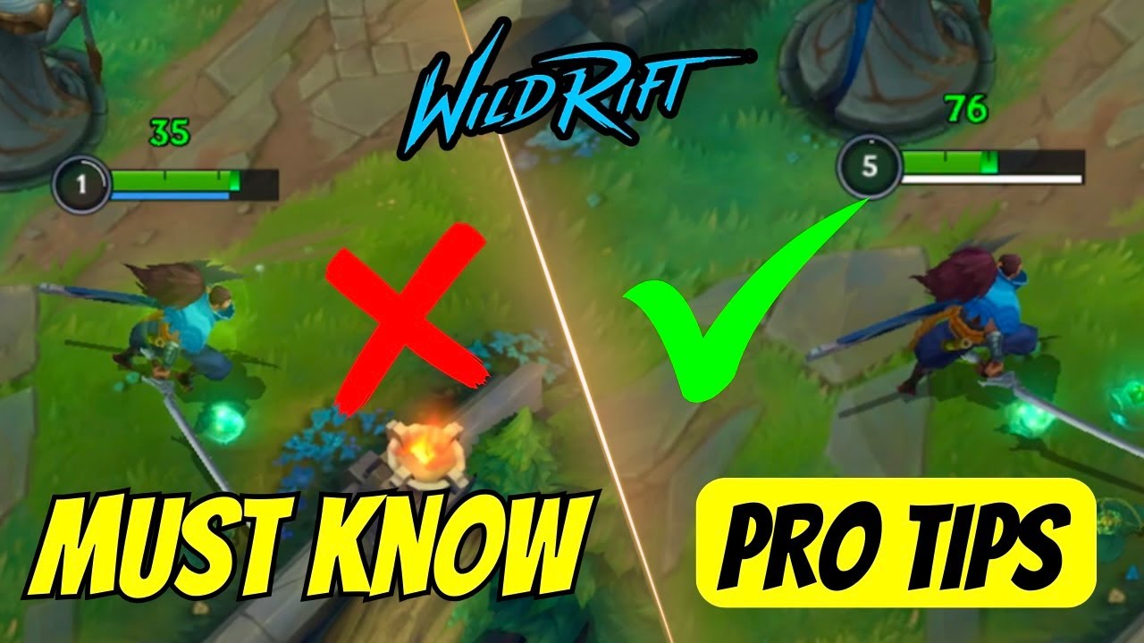 5 Tips Only PRO Players Know - Wild Rift - YouTube