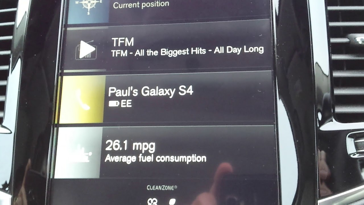 How to check Volvo sensus navigation map version - YouTube