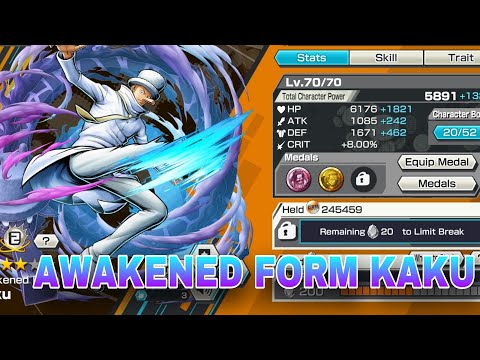 KAKU AWAKENED FORM ONE PIECE BOUNTY RUSH| OPBR#onepiecebountyrush# ...