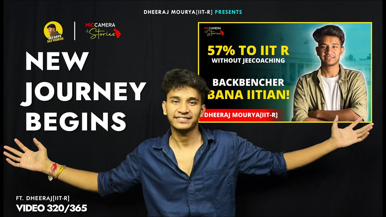 The New Journey Begins @Miccamerastories Story of BackBencher to IIT ...