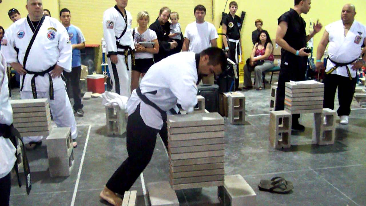 Donald Keyser - 2011 ISKA US Open Concrete Power Breaking - YouTube