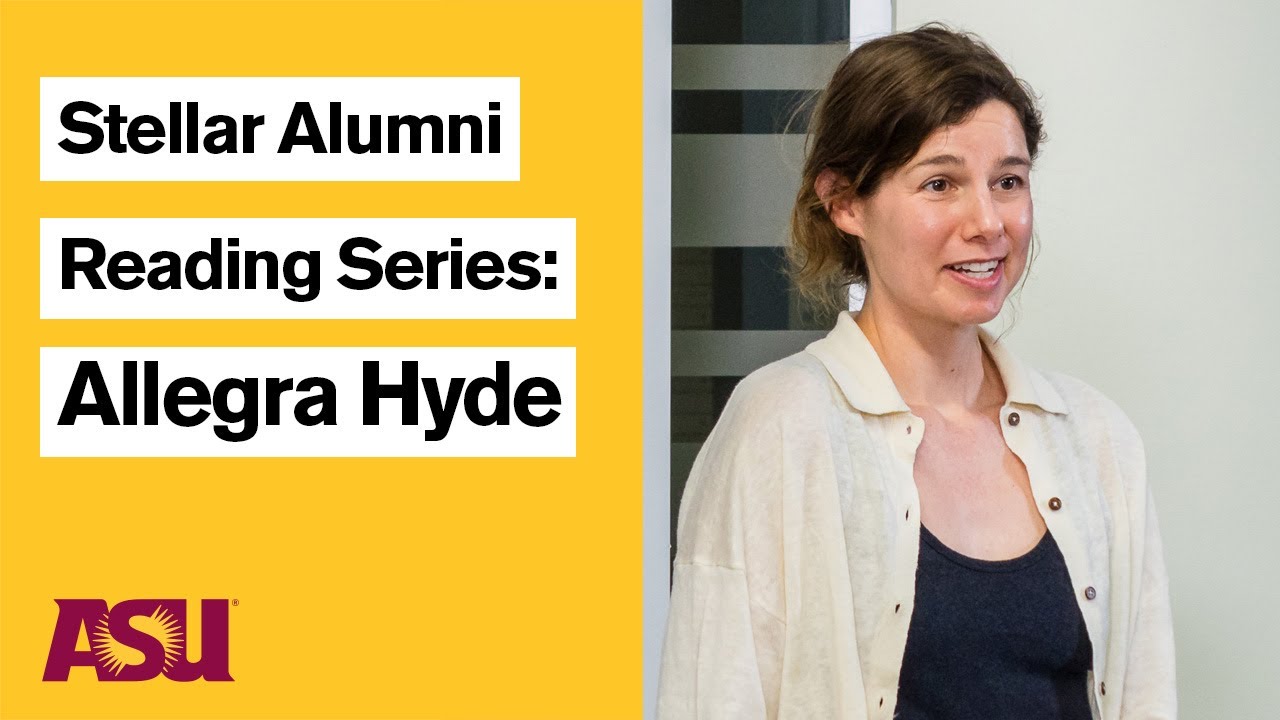 Stellar Alumni Reading Series: Allegra Hyde - YouTube