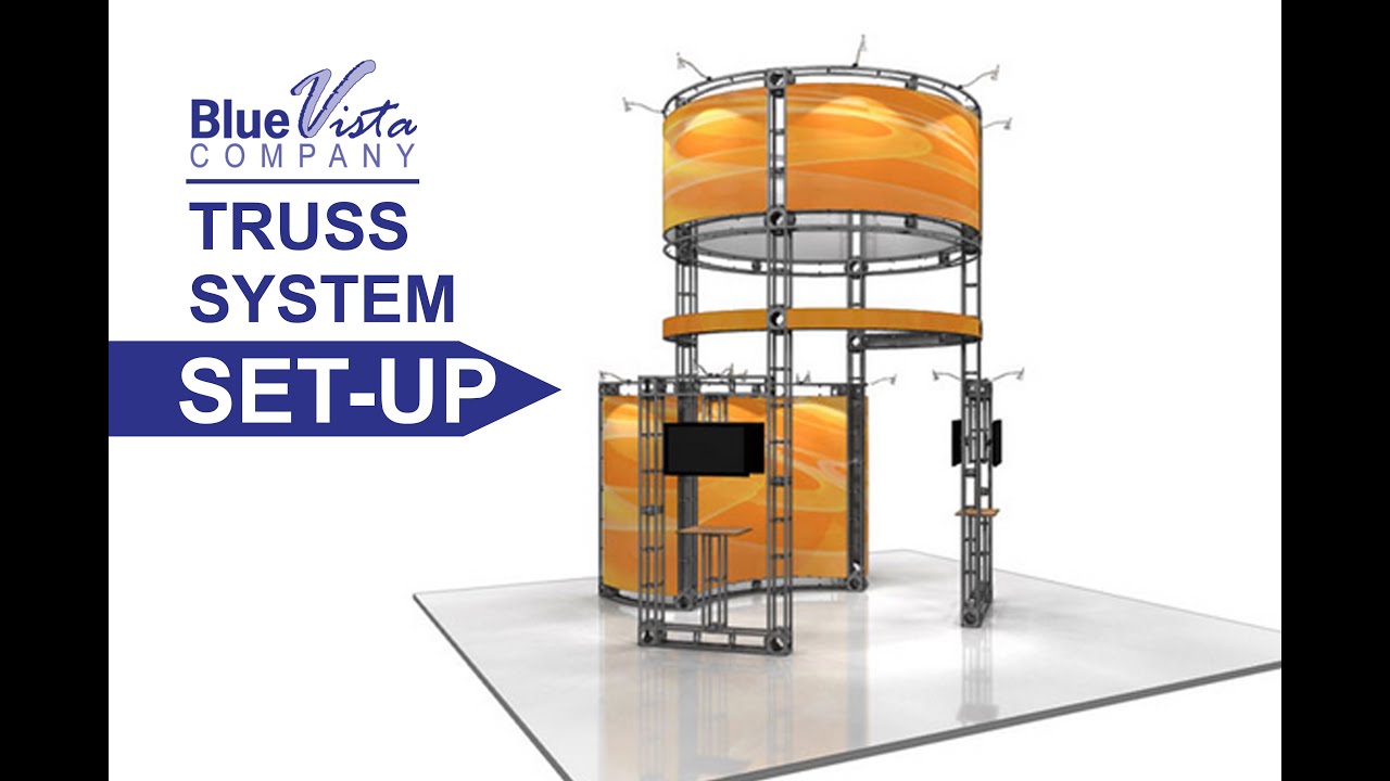 TRUSS SYSTEM | MODULAR EXHIBIT DISPLAY for TRADE SHOWS & EVENTS - YouTube