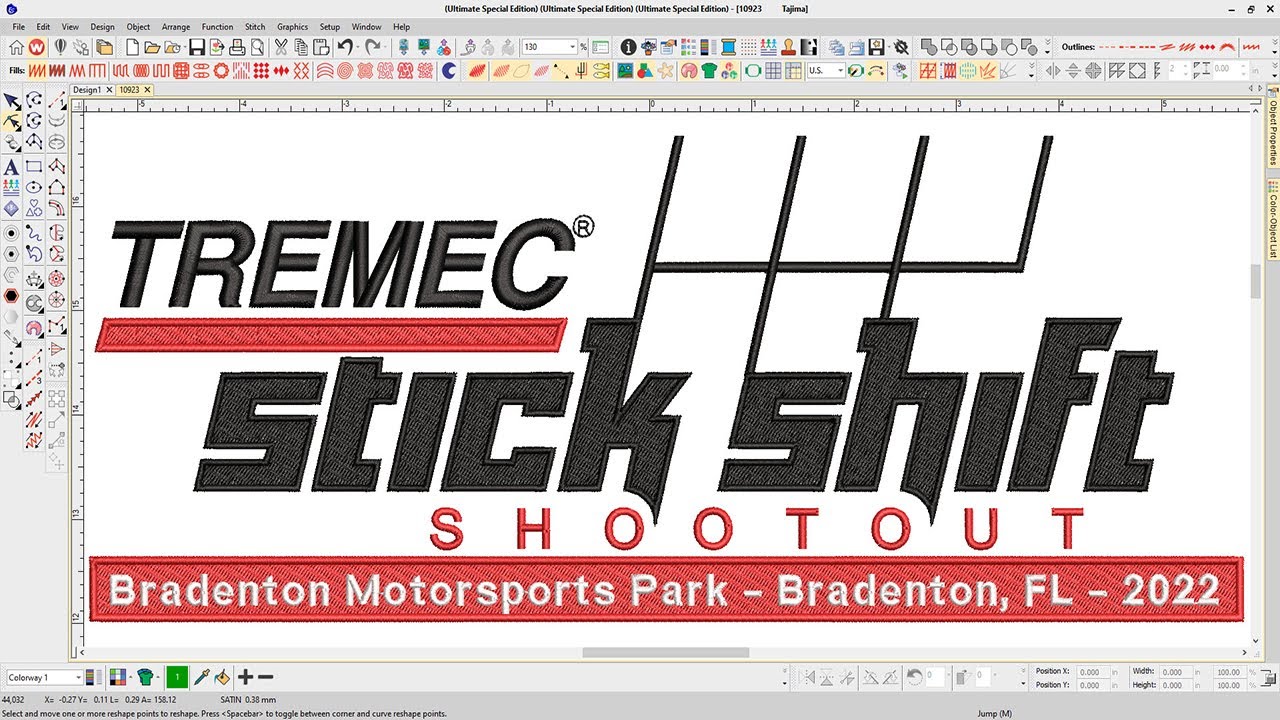 Best Tremec Stick Shift Embroidery logo. - YouTube