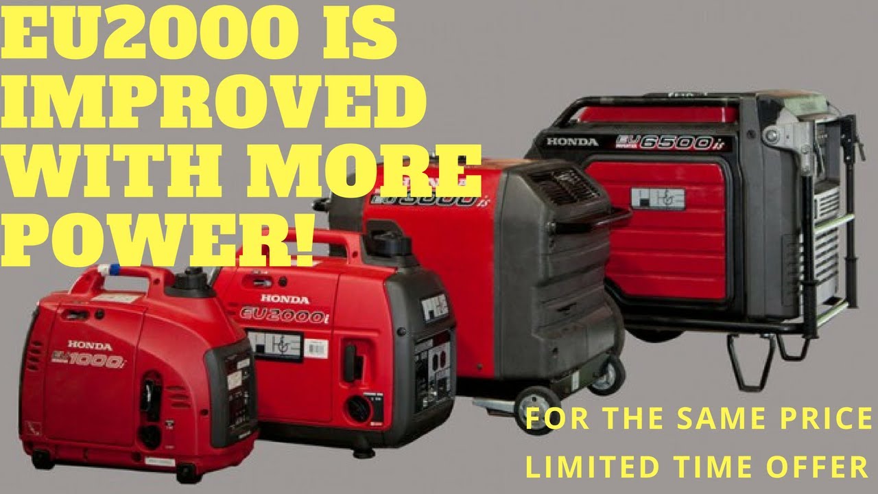 honda eu2000 | eu2000i | best price honda generator eu2000i - YouTube
