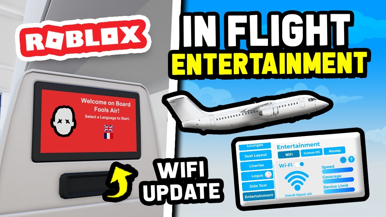 IN FLIGHT ENTERTAINMENT UPDATE in Cabin Crew Simulator (Roblox) - YouTube