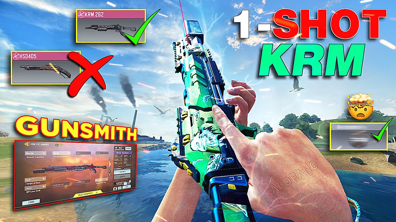 THIS BEST KRM 262 GUNSMITH ( 1-SHOT ) is BETTER THAN HS0405 🤯 | KRM 262 ...