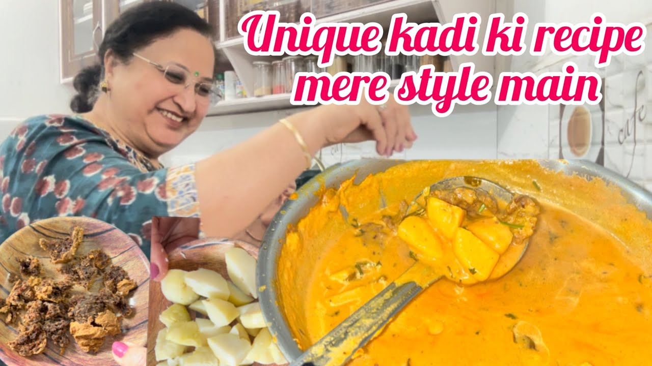 Unique kadi ki recipe।आसान और स्वादिष्ट कढ़ी बनाने की विघि ।0️⃣wastage ...