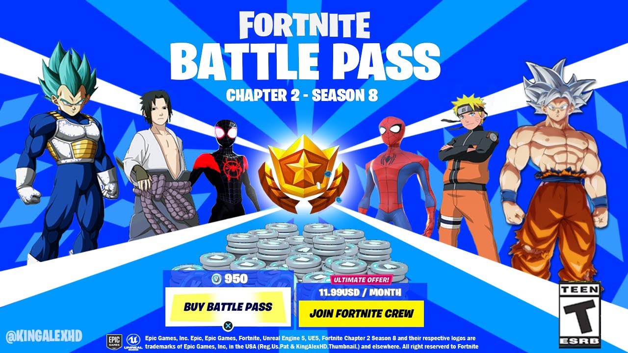 FORTNITE CHAPTER 2 SEASON 8 BATTLE PASS REVEALED! - YouTube