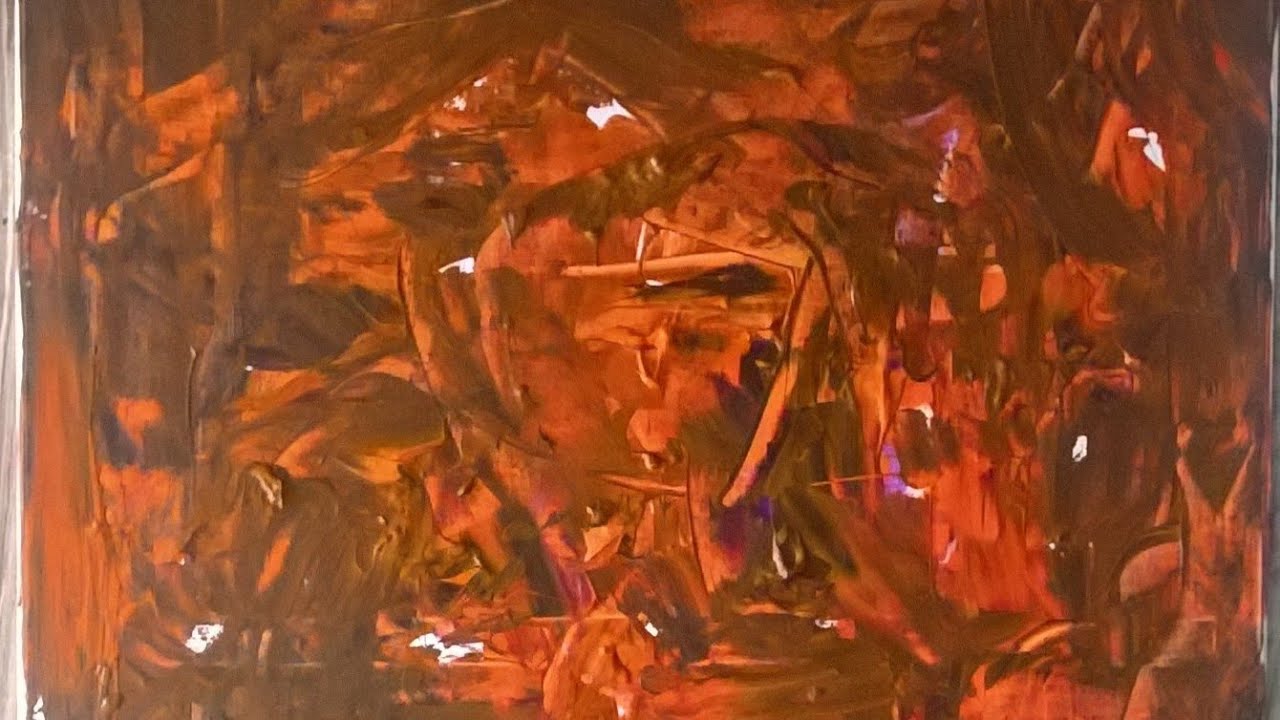 Oliver Bebbington (Robusta). Surreal automatism ABSTRACT PAINTING ...