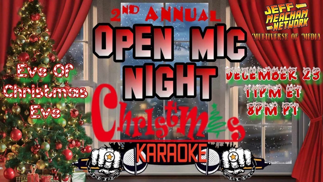2nd Annual Open Mic Christmas Karaoke Night - YouTube
