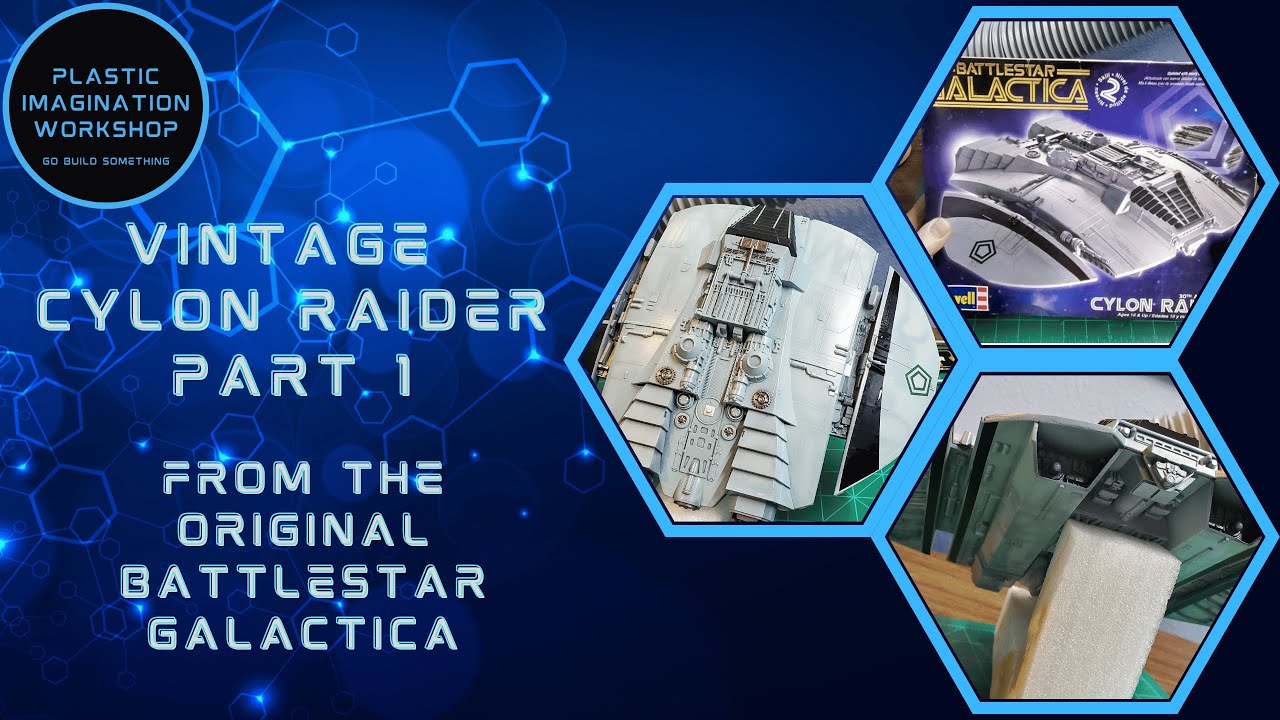 Custom Cylon Raider scale model build part 1 - YouTube