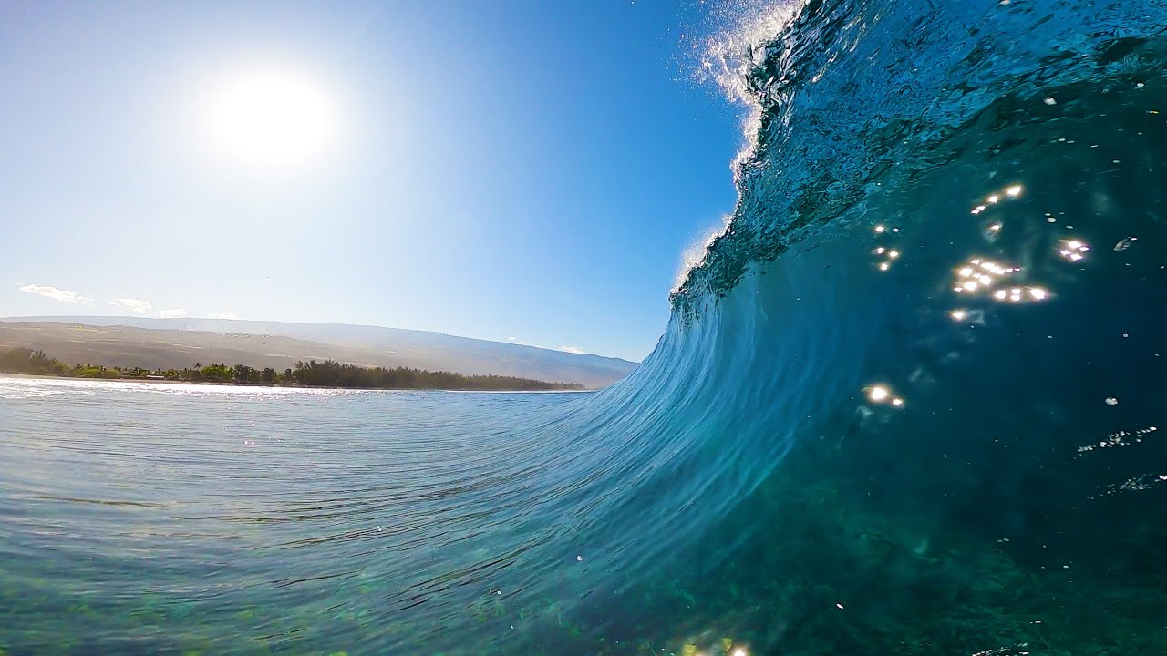 SURFING POV - CRYSTAL CLEAR BARRELS - YouTube