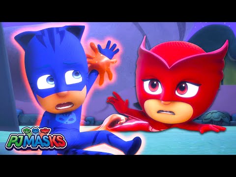 A Sticky Situation for Catboy & Owlette - Slime TRAP!  | PJ Masks Full Episodes | Cartoons for Kids