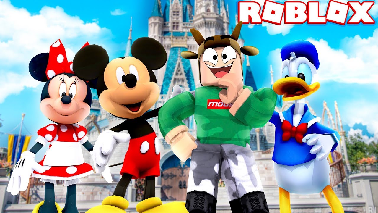VISITING DISNEYLAND IN ROBLOX! (Roblox Roleplay) - YouTube