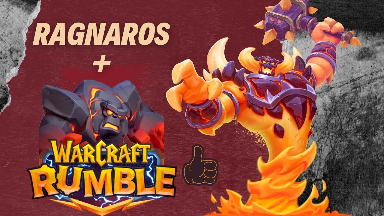 Warcraft Rumble : Ragnaros PvP with Molten Giant ( it’s not that bad ...