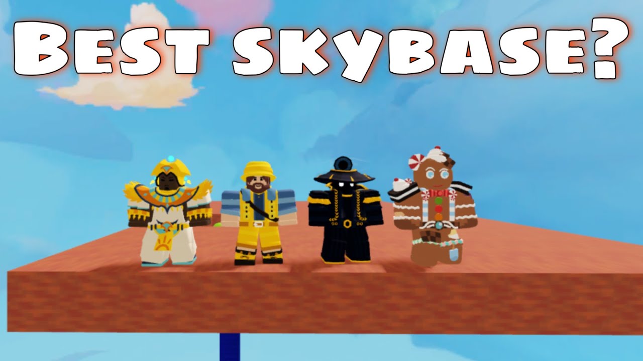 We Built The Best Skybase In Roblox Bedwars… - YouTube