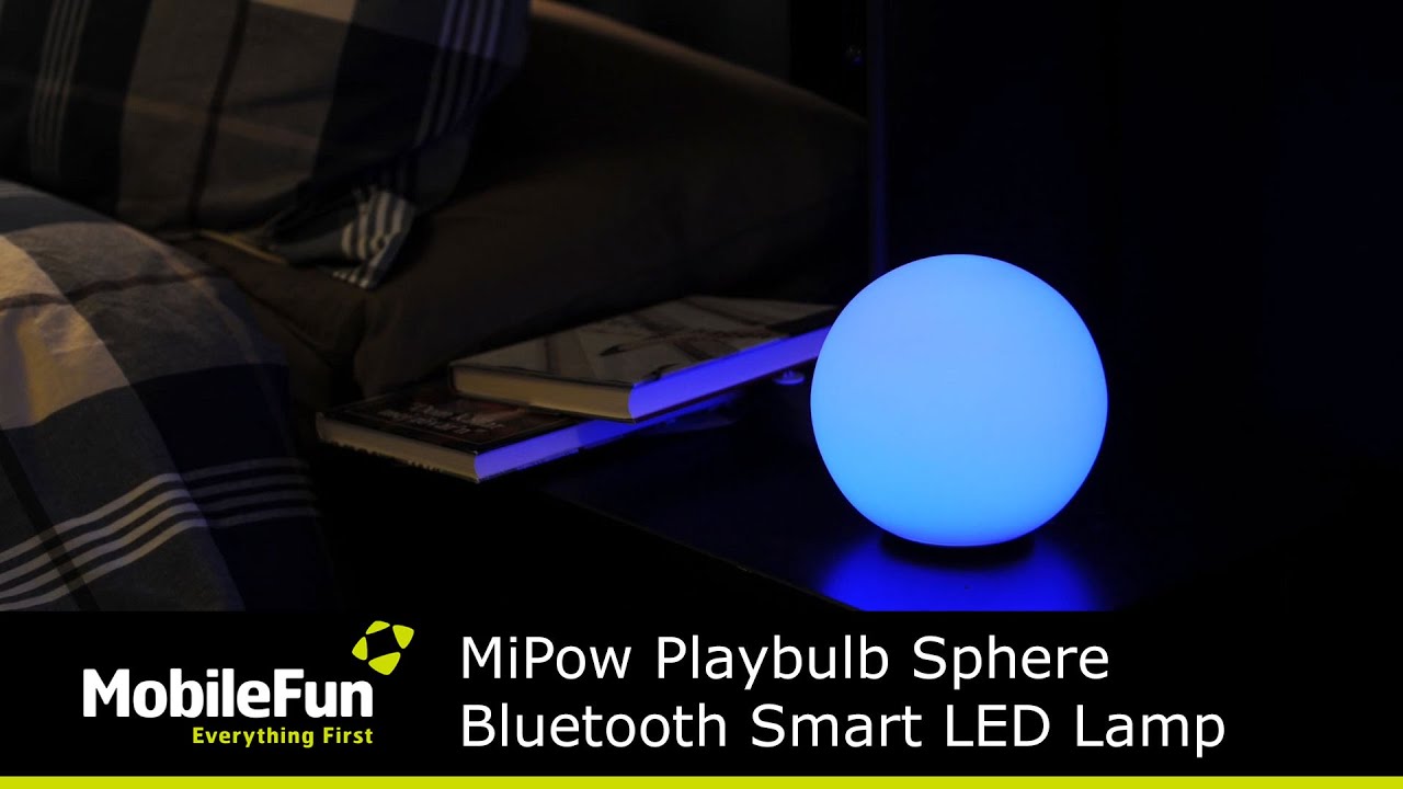 MiPow Playbulb Sphere Bluetooth Smart LED Lamp - YouTube