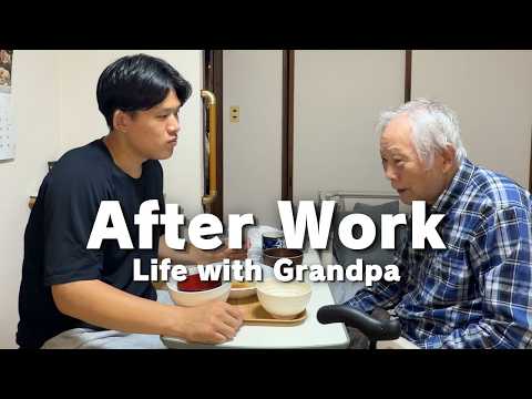 After Work in Japan 🇯🇵 | Budget Dinner With My 88-Year-Old Grandpa — Teriyaki Chicken