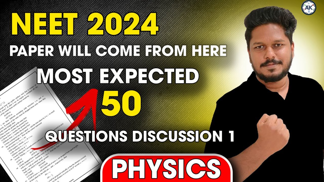 Most important questions for NEET 2024 discussion session 21 # LIVE ...