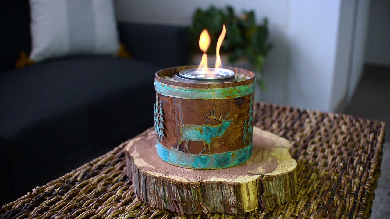 Elk Design Tabletop Fire Pit - YouTube