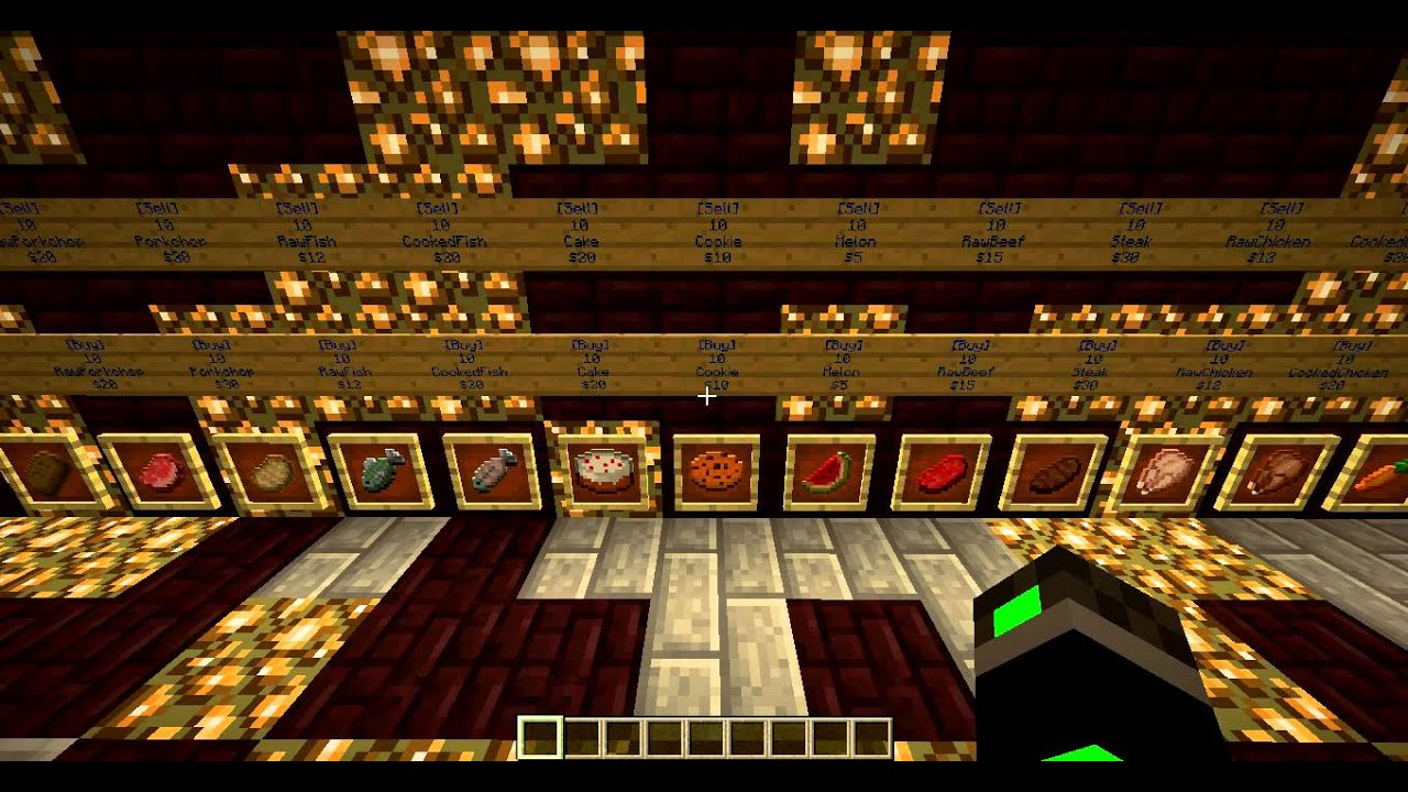 Pre-made Shop For Your Server! - YouTube