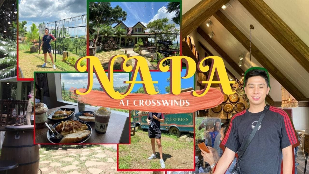 NAPA at Crosswinds | Instagramable cafe/restaurant in TAGAYTAY - YouTube