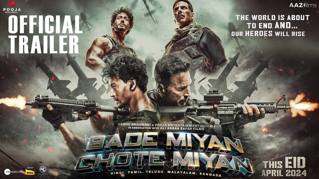 Bade Miyan Chote Miyan | Official Trailer | Tiger Shroff | Akshay Kumar ...