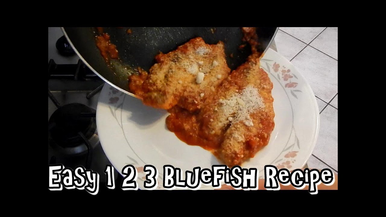 Quick , Easy Bluefish Recipe , You won't believe it's Bluefish ...